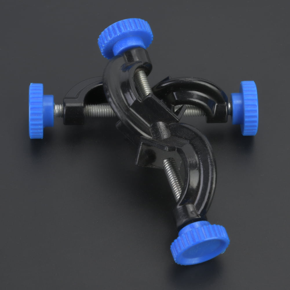 2 Pcs Aluminum Sprayed Cross Clamp Lab Stand Clamp Holder for ...