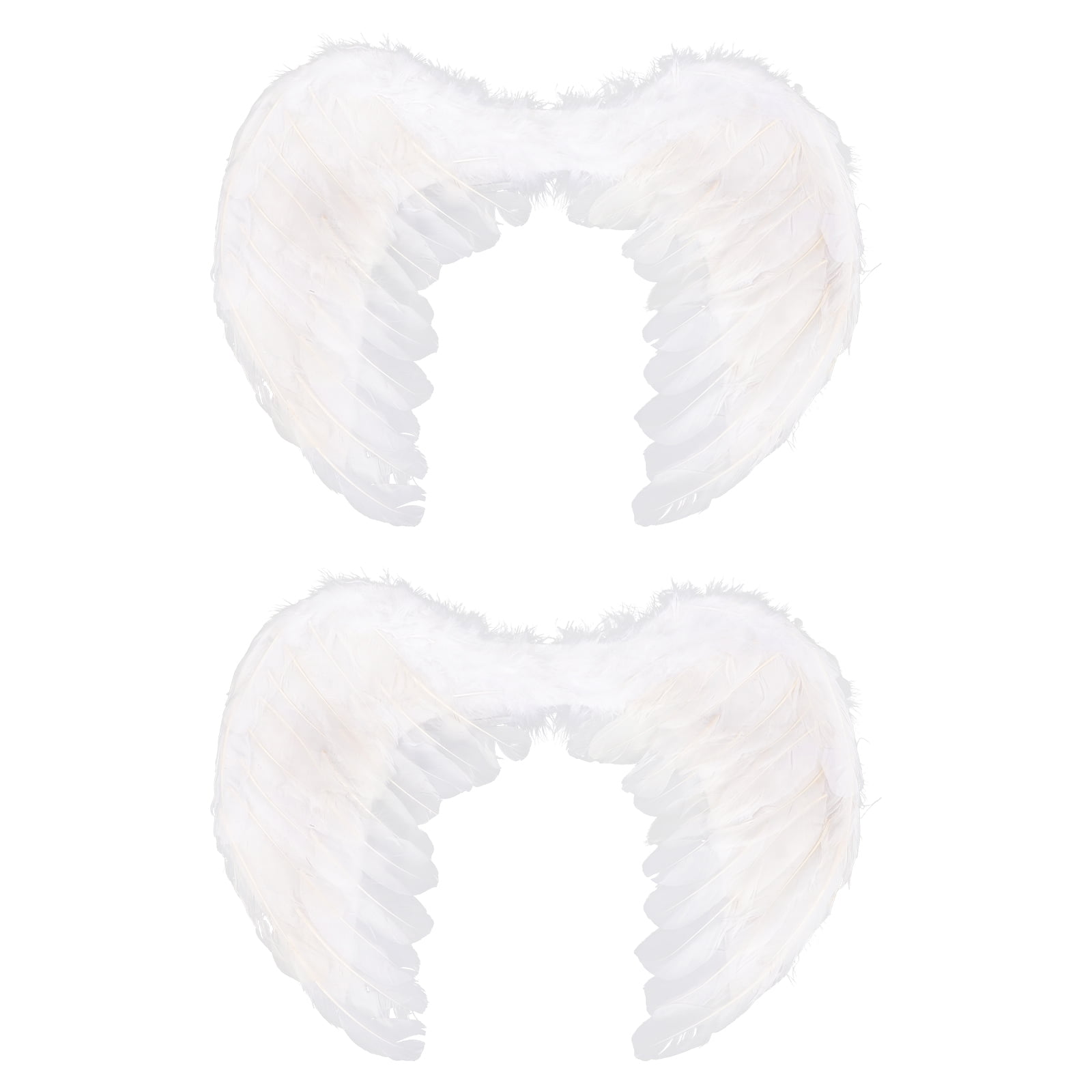 2 Pcs Angel Wings Kids Costumes Baby for Cosplay Props White Cardboard ...
