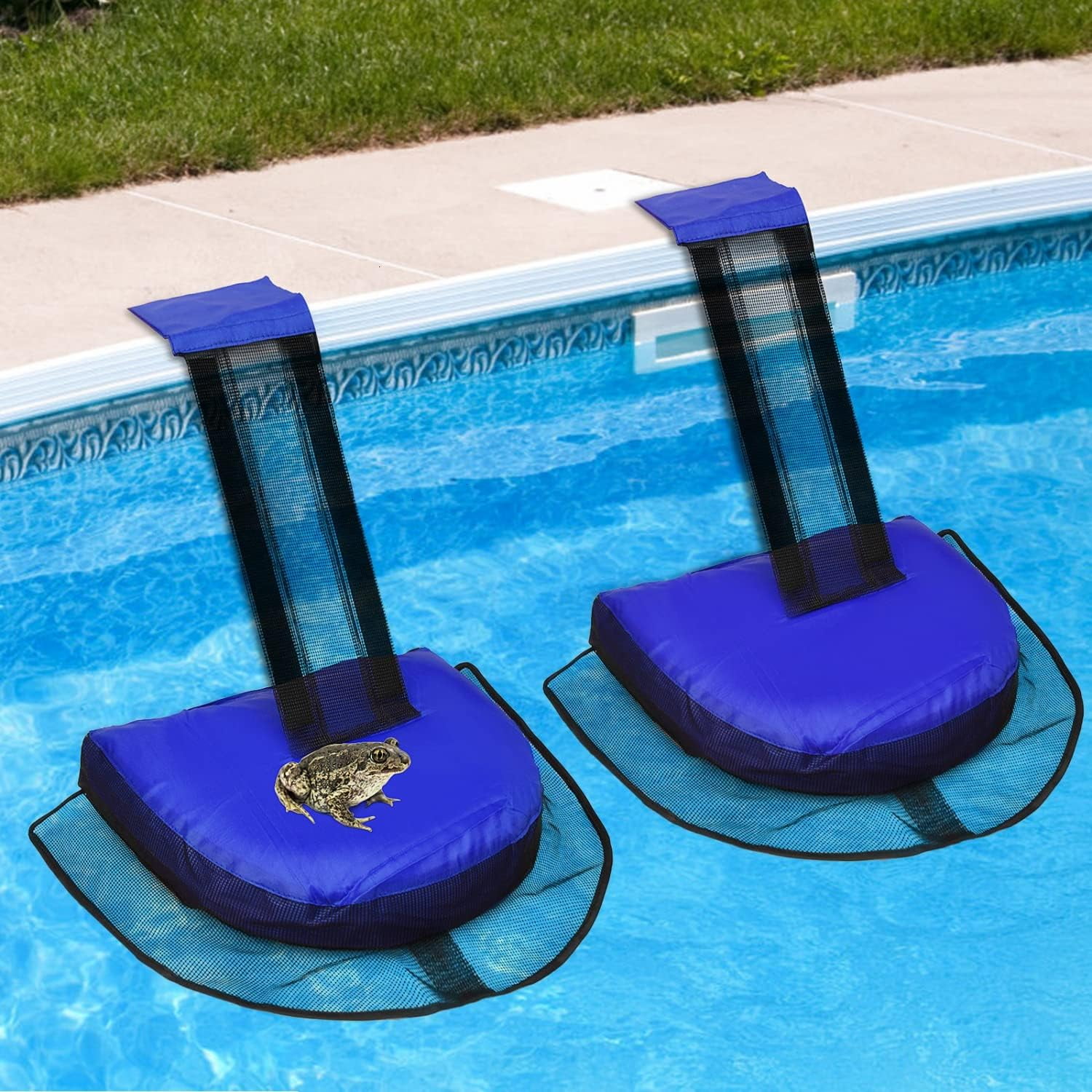 2 Pcs Animal Saving Escape Ramp for Swimming Pool, Frog Escape Ramp ...