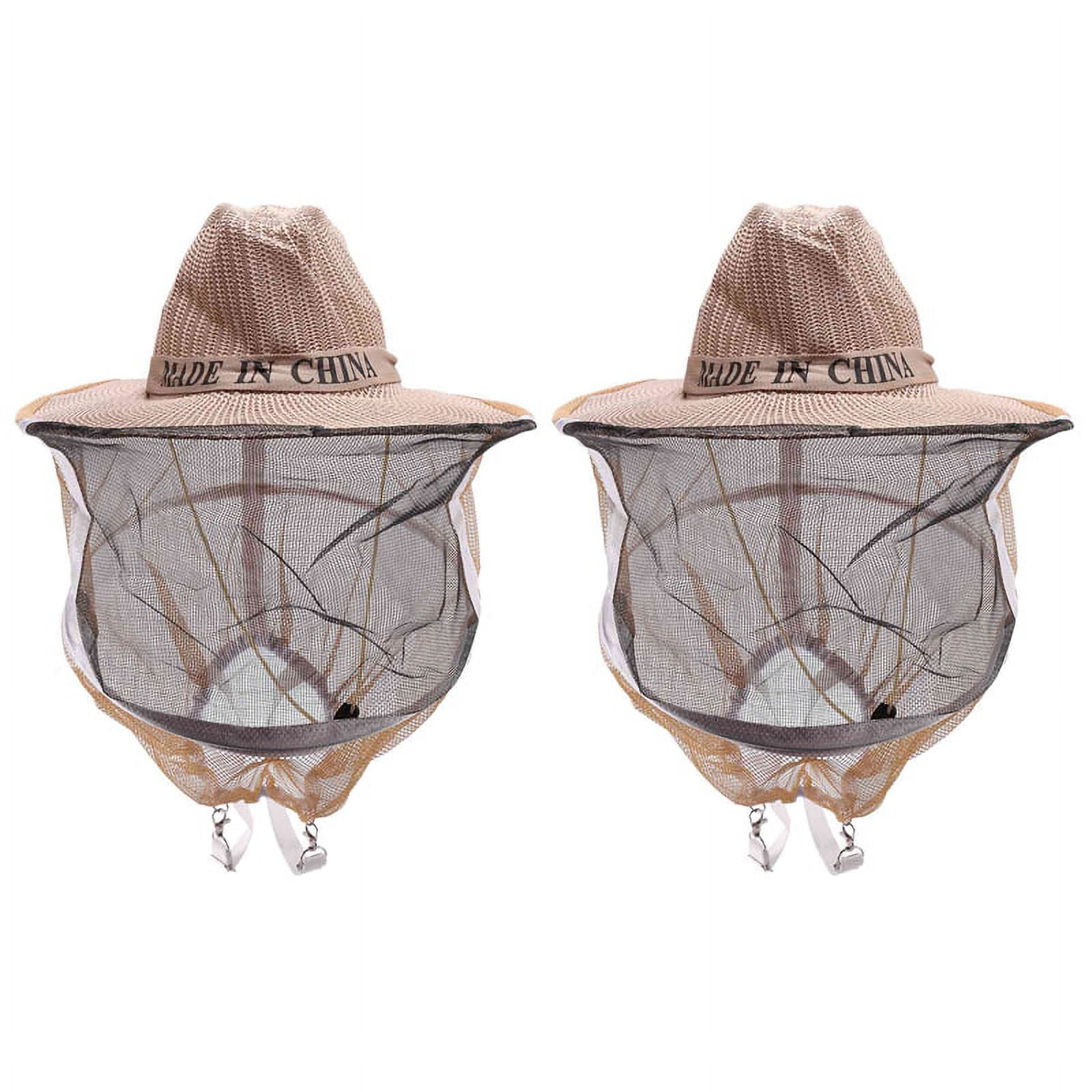 2 Pcs Anti Bee Hat Beehive Beekeeping Cowboy Hat Mosquito Bee Insect ...