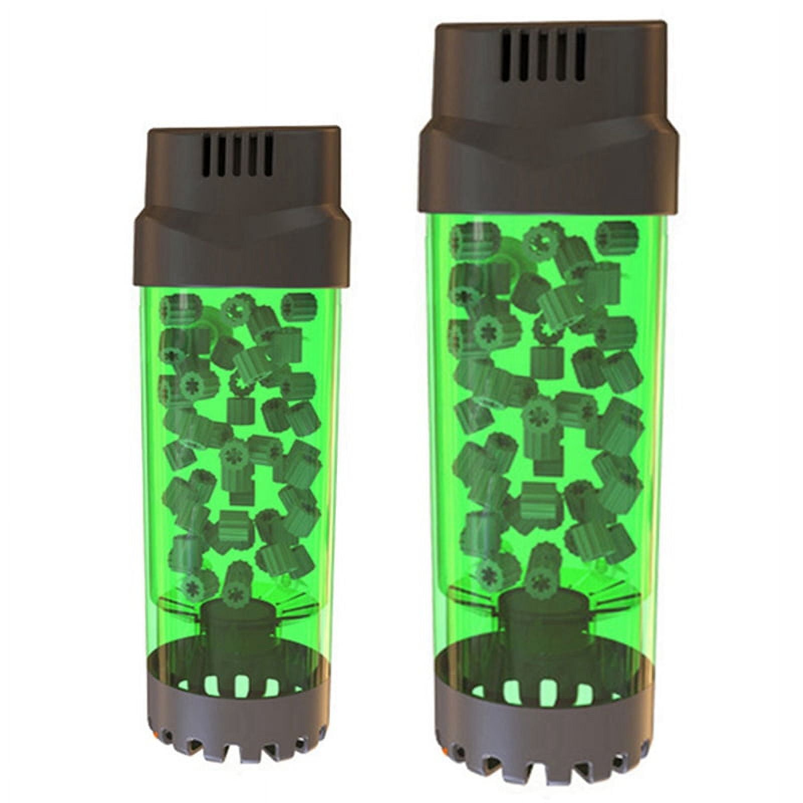 2 Pcs Aquarium Fish Tank Fluidized Moving Bed Filter with Air Stone and ...