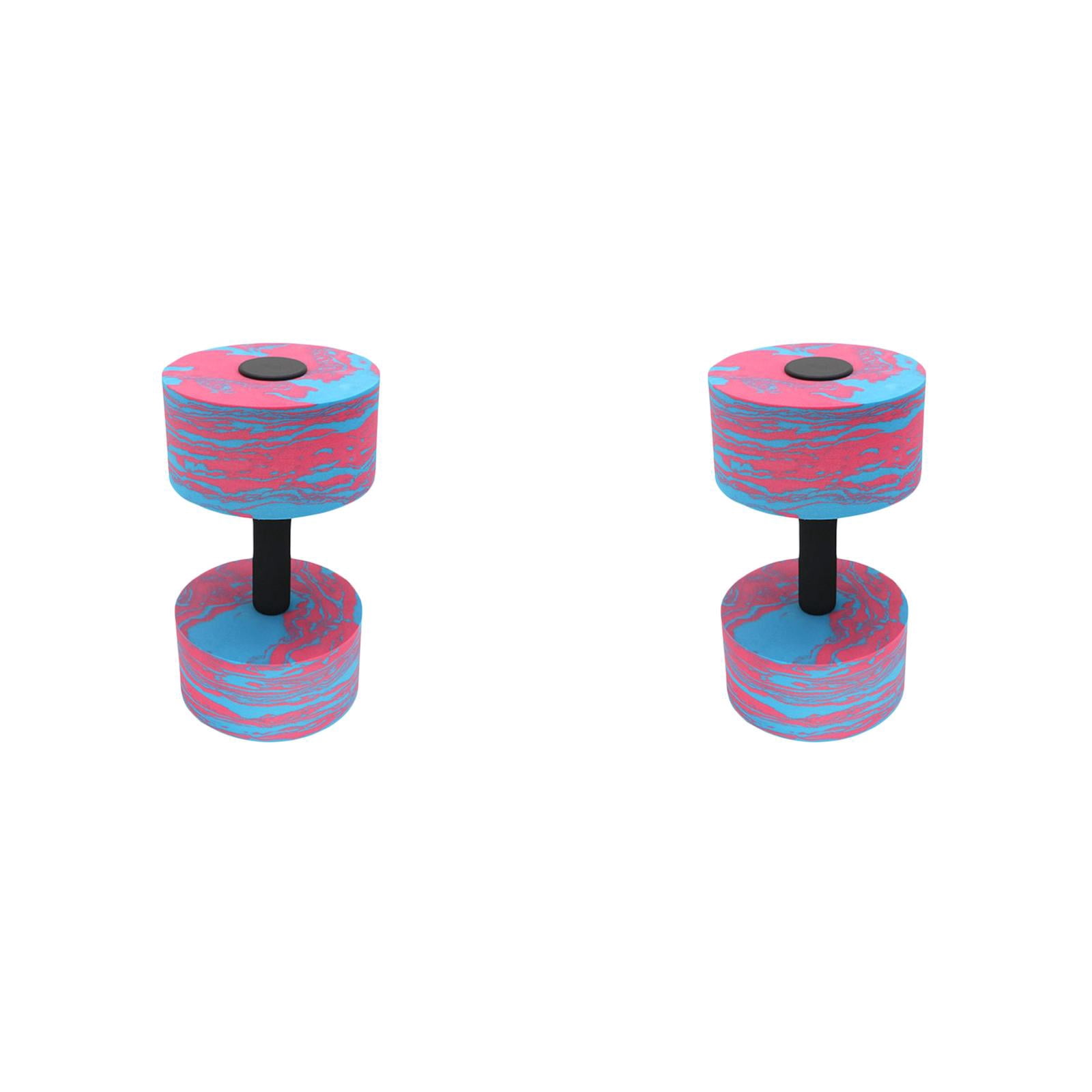 2 Pcs Aquatic Exercise Dumbbells, Aqua Fitness Barbells, High Density ...
