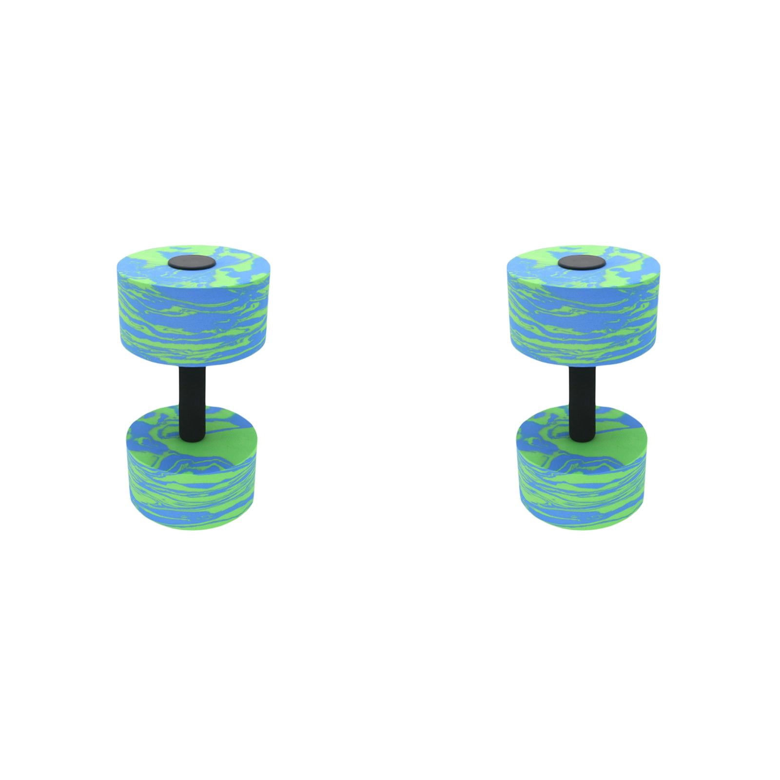 2 Pcs Aquatic Exercise Dumbbells, Aqua Fitness Barbells, High Density ...