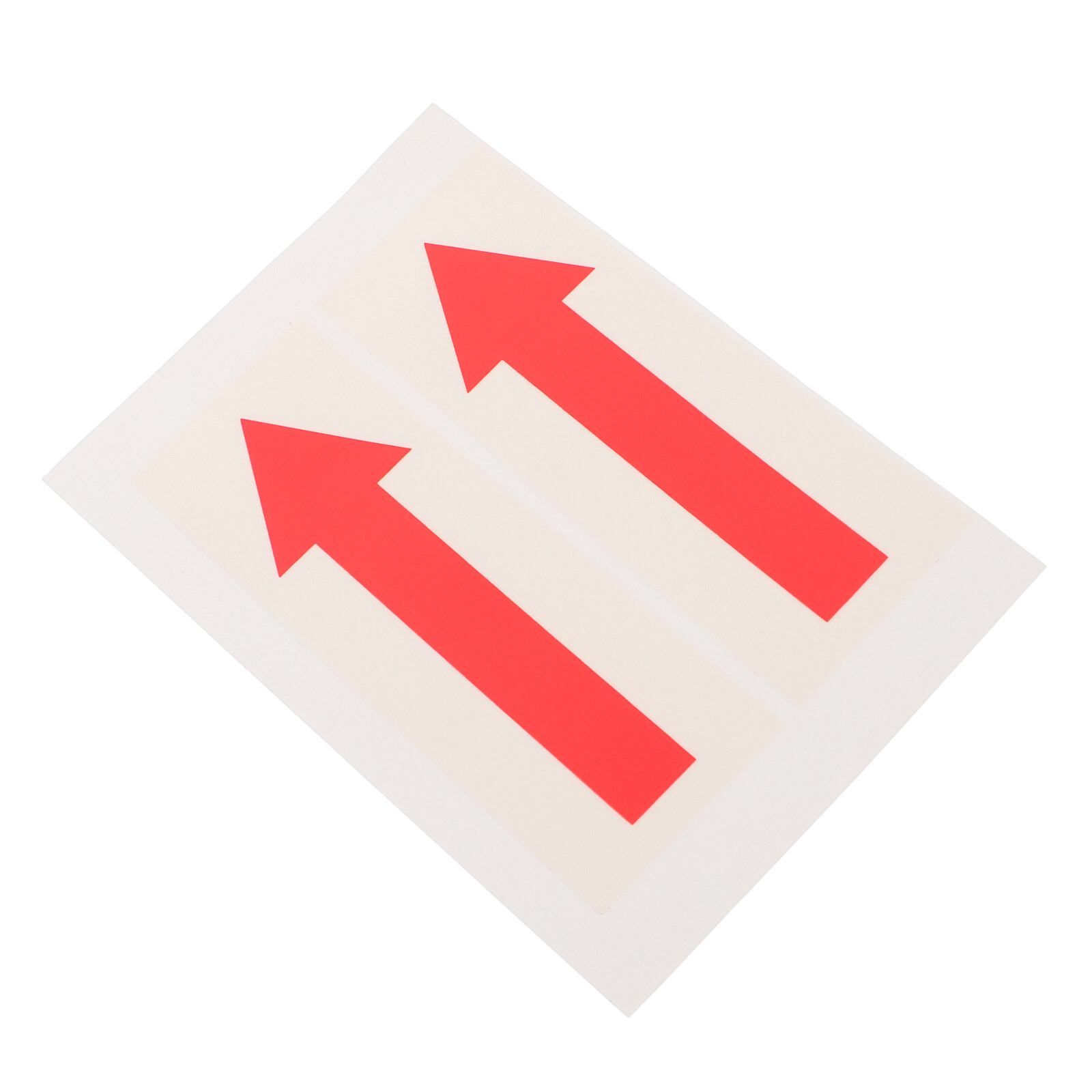 2pcs Arrow Warning Sticker Caution Arrow Indicator Equipment Stickers ...