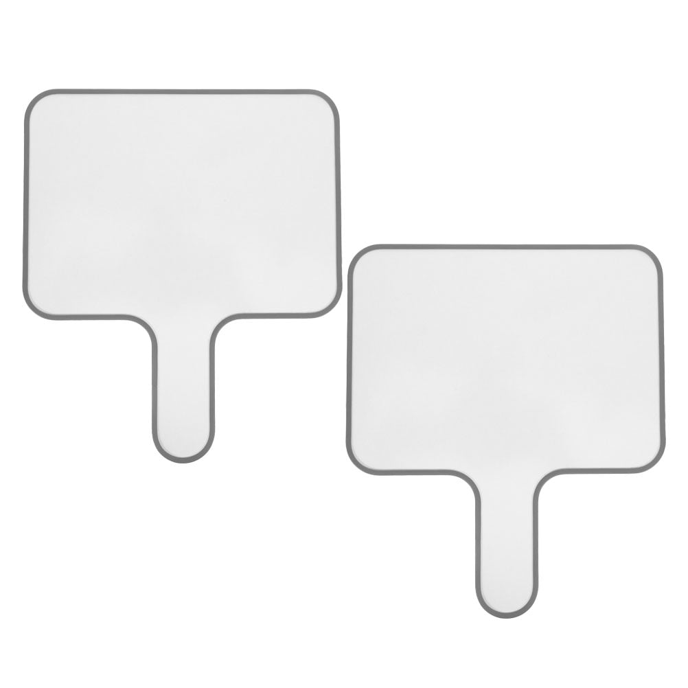 2 Pcs Auction Paddles Handheld Answer Whiteboard Holding Sign - Walmart.com