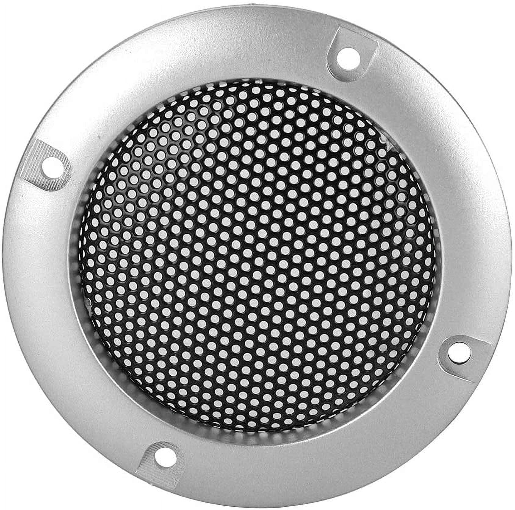 2 Pcs Audio Speaker Cover, Metal Circle Speaker Grill Mesh ...