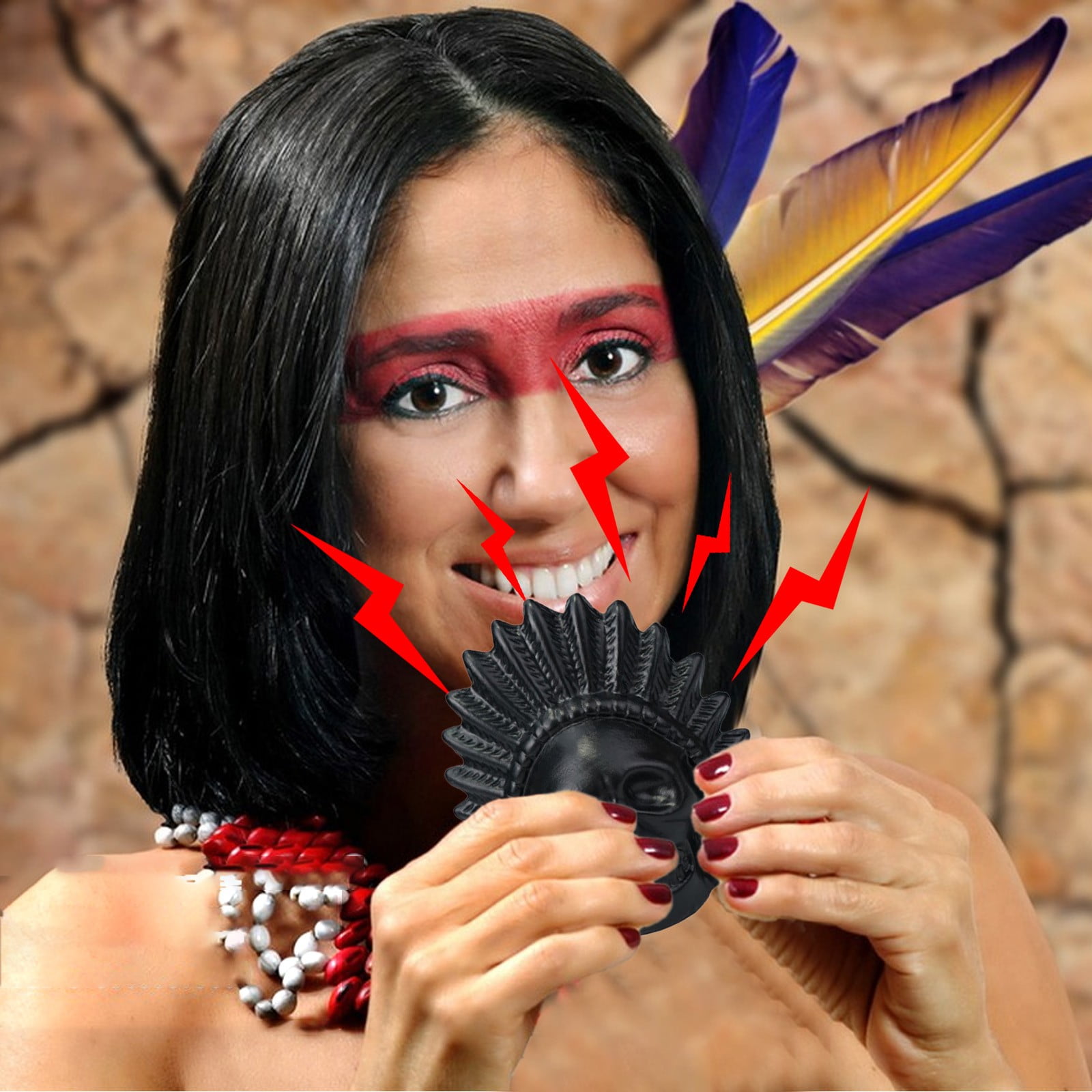 2 Pcs Authentic Aztec Death Whistle Skull - Loudest 125dB Screaming ...