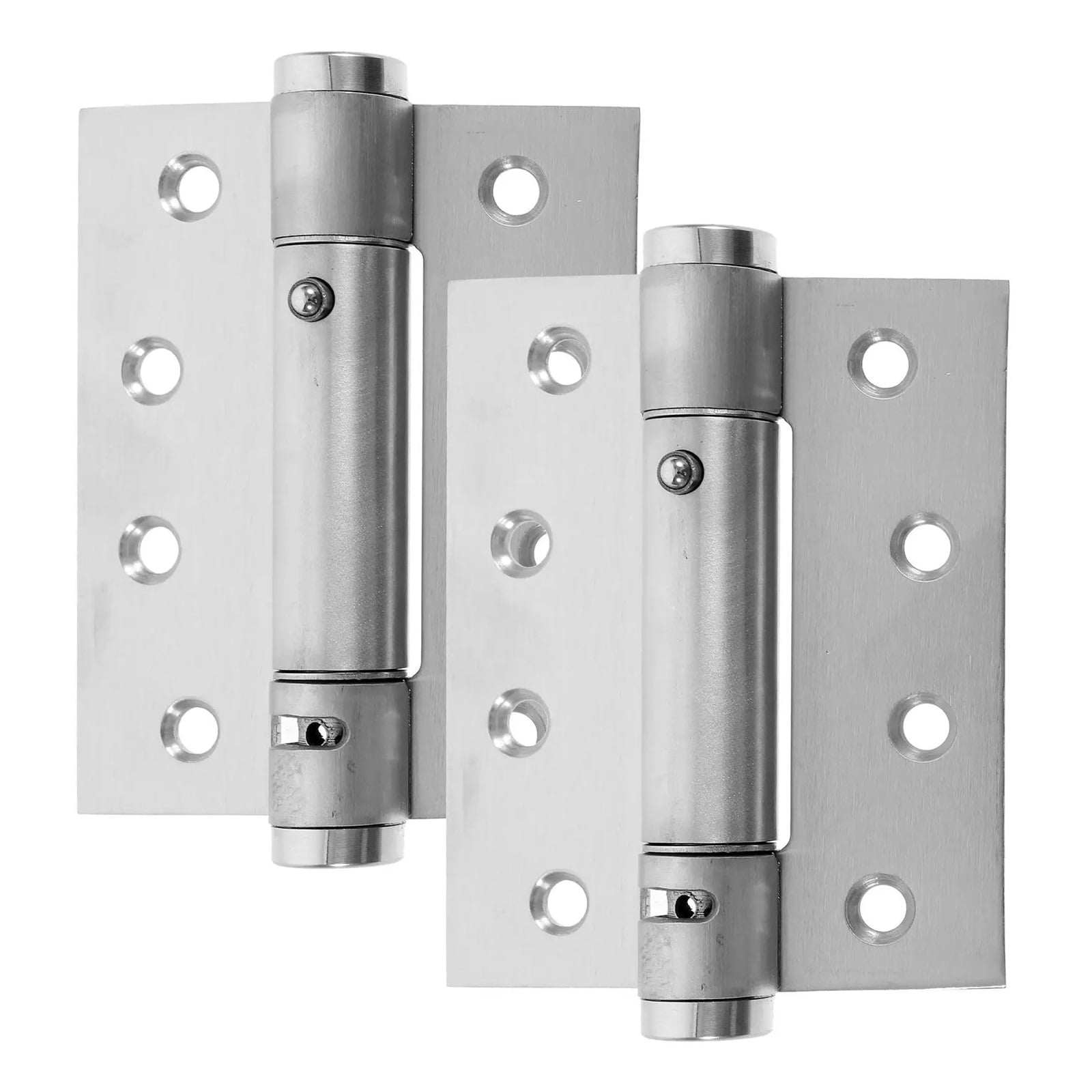 2 Pcs Automatic Door Closer Laundry Room Hinge Spring Adjustable ...