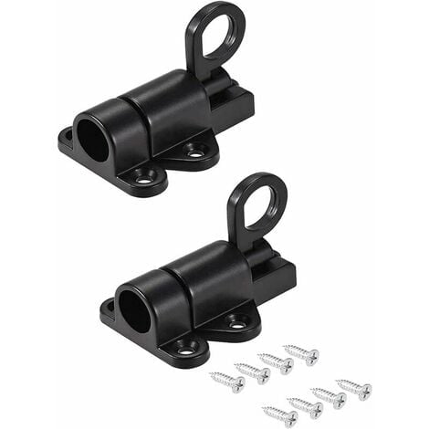 2 Pcs Automatic Door Lock,Aluminum Alloy Spring Bolt,Door Safety Lock ...