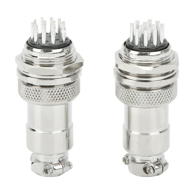 2 Pcs Aviation Plug Socket Connector 14 Pin Male Female Aviation Plug ...