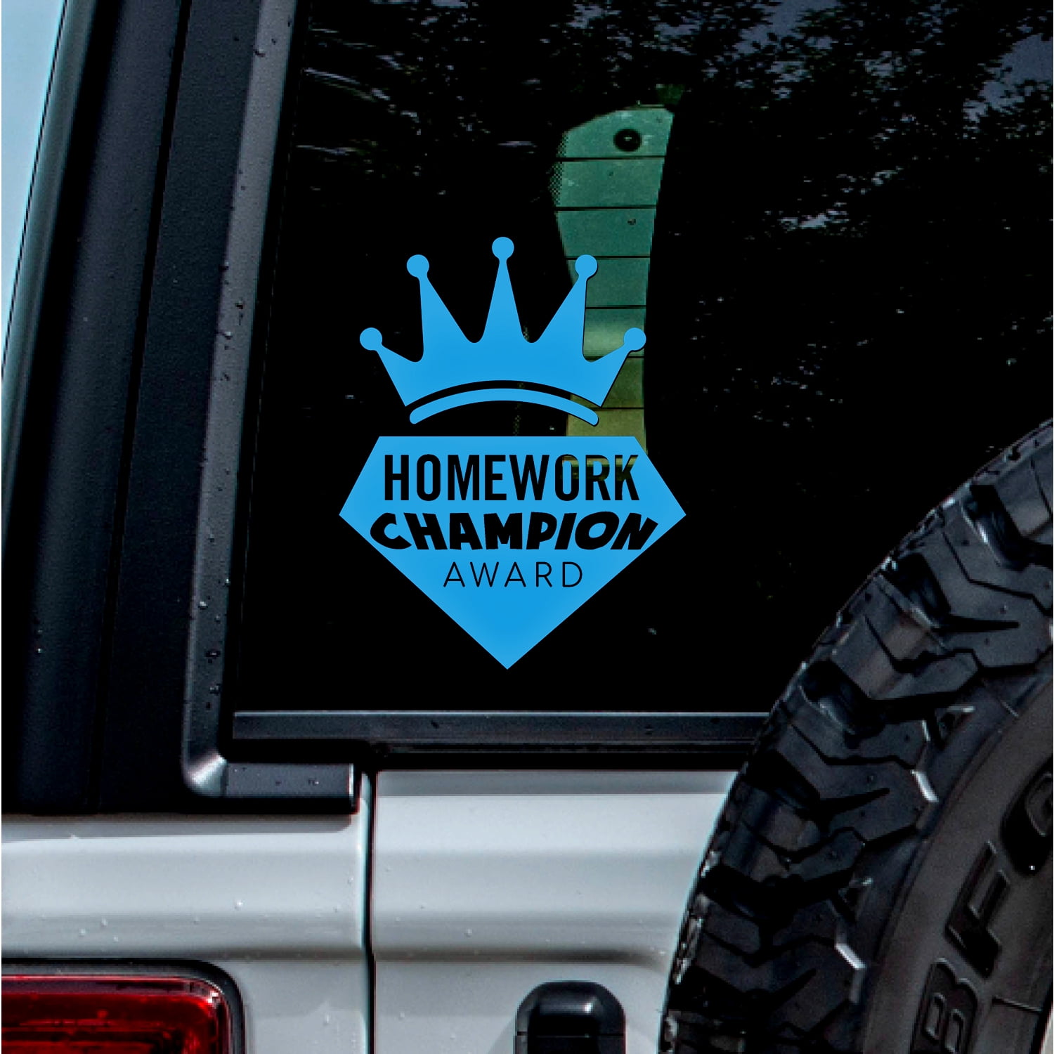 (2 Pcs, Azure Blue, 0.8'' X 1'') Transparent Adhesive Decal Sticker Of ...