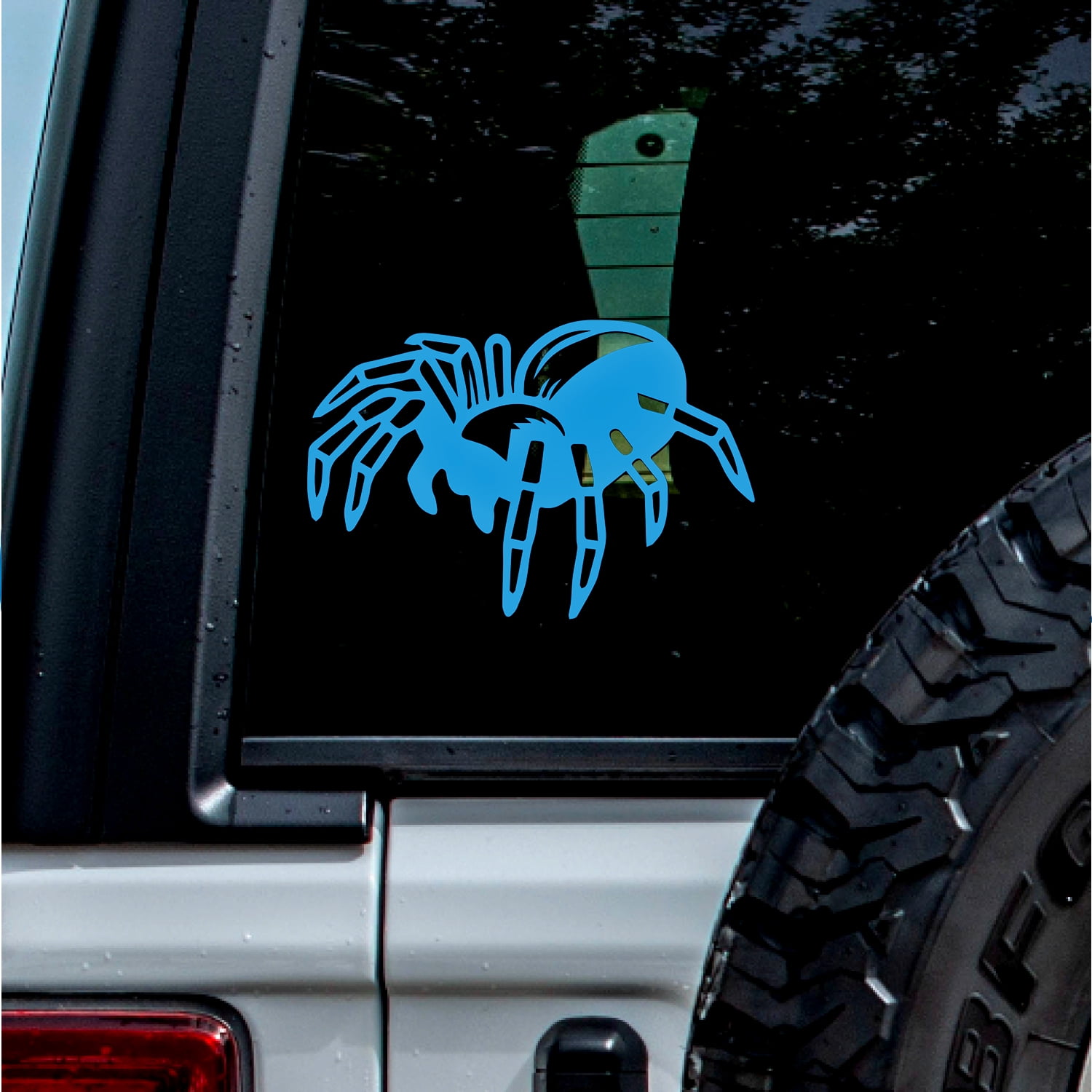 (2 Pcs, Azure Blue, 12'' X 8'') Transparent Adhesive Decal Sticker Of ...