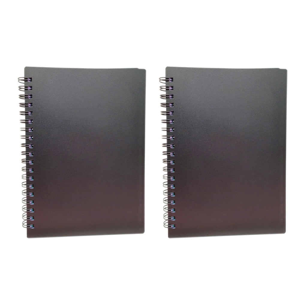 2 Pcs B6 Spirals Notebook Colored Paper Notebooks Journal Notebook ...