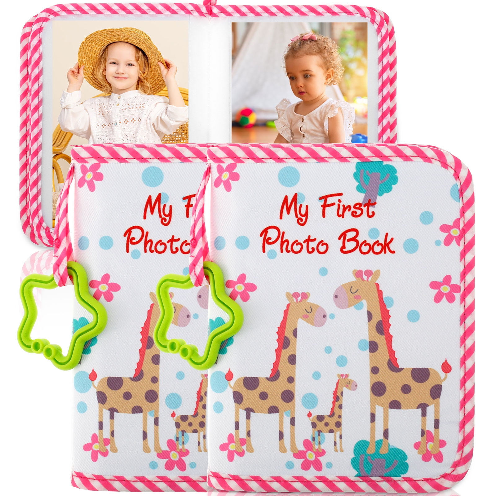 2 Pcs Baby Photo Album Soft Cloth My First Photo Book Adorable Baby ...