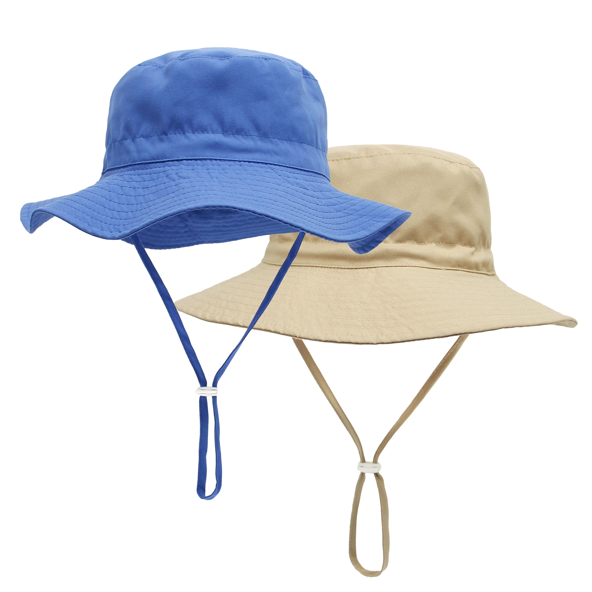 2 Pcs Baby Sun Hat Toddler Boys Girls Bucket Hat 0-5 Years Kids UPF 50 ...