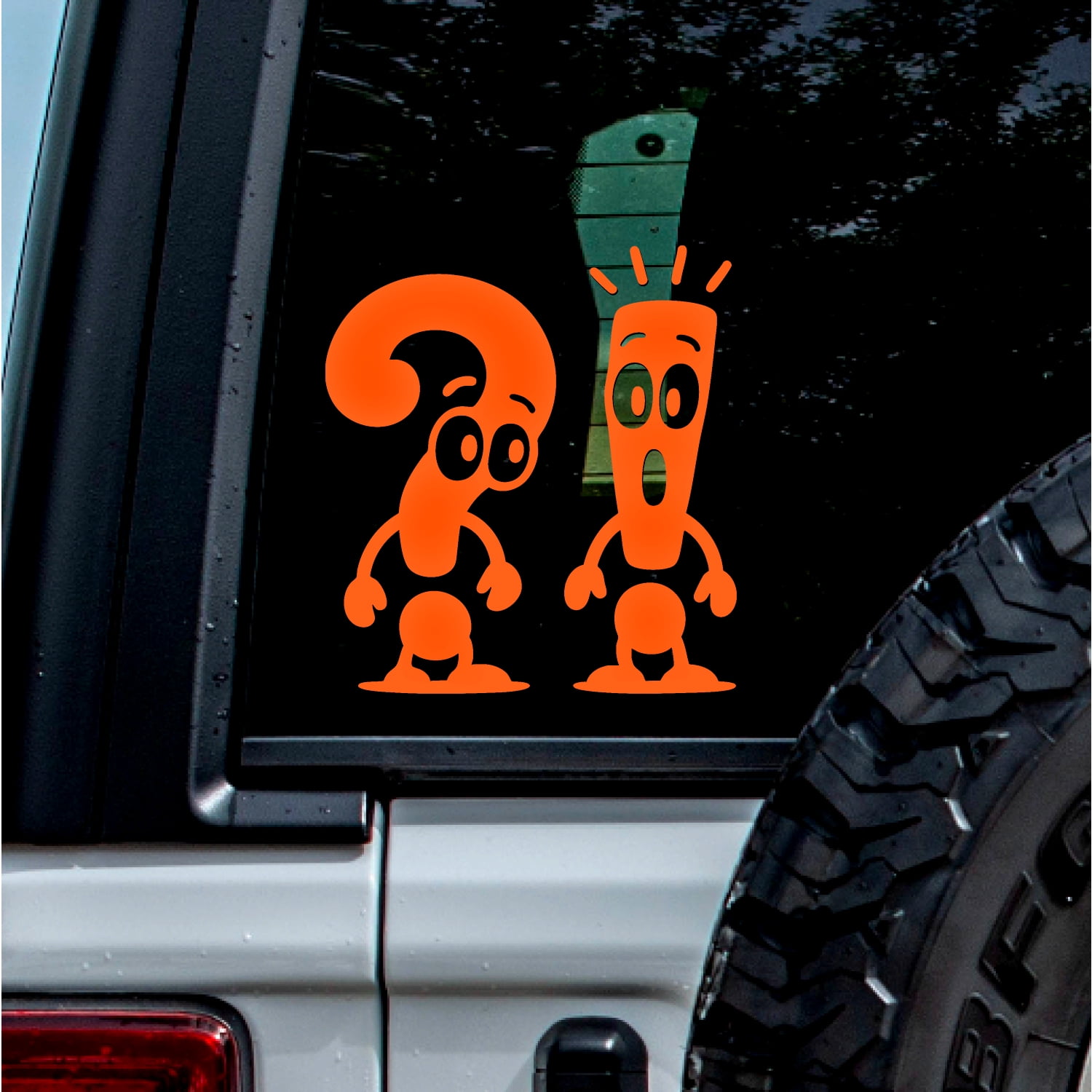 2 Pcs - No Background - Waterproof Car Sticker Decal of Cartoon ...