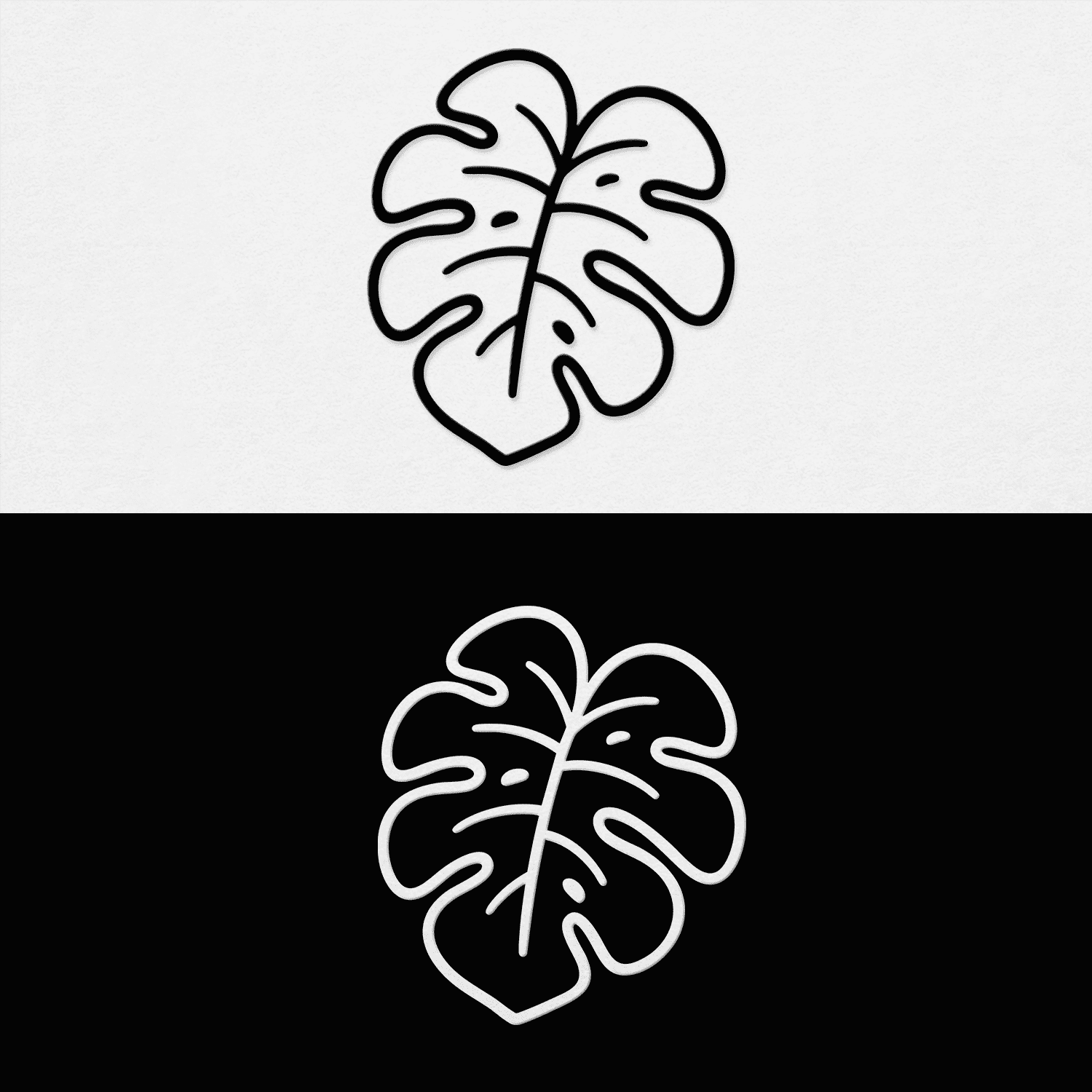 2 Pcs - No Background - Waterproof Car Sticker Decal of Leaf Plant ...