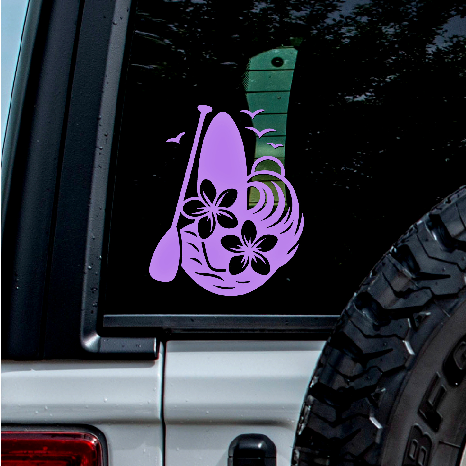 2 Pcs - No Background - Waterproof Car Sticker Decal of Paddle Boat ...
