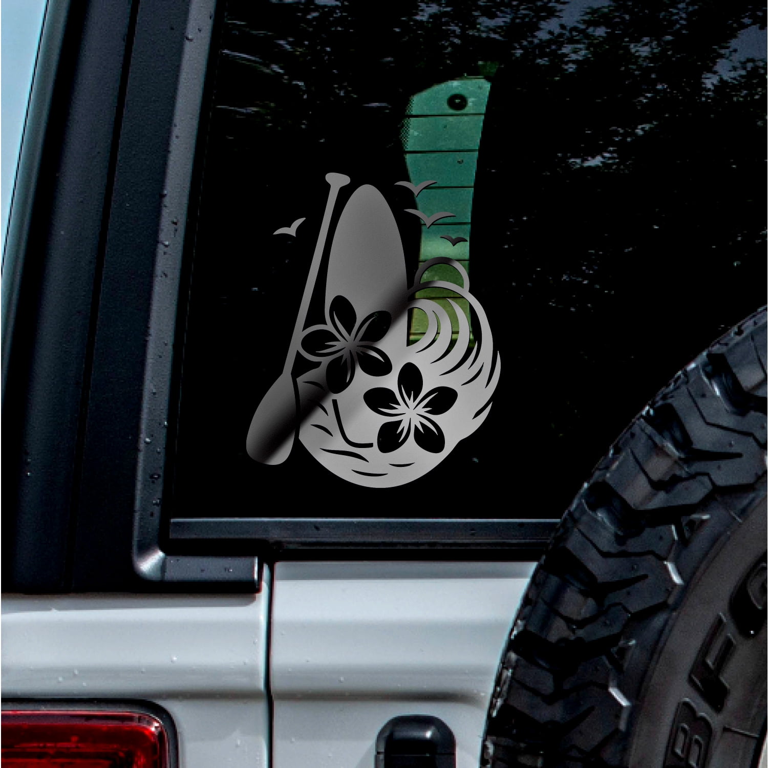 2 Pcs - No Background - Waterproof Car Sticker Decal of Paddle Boat ...