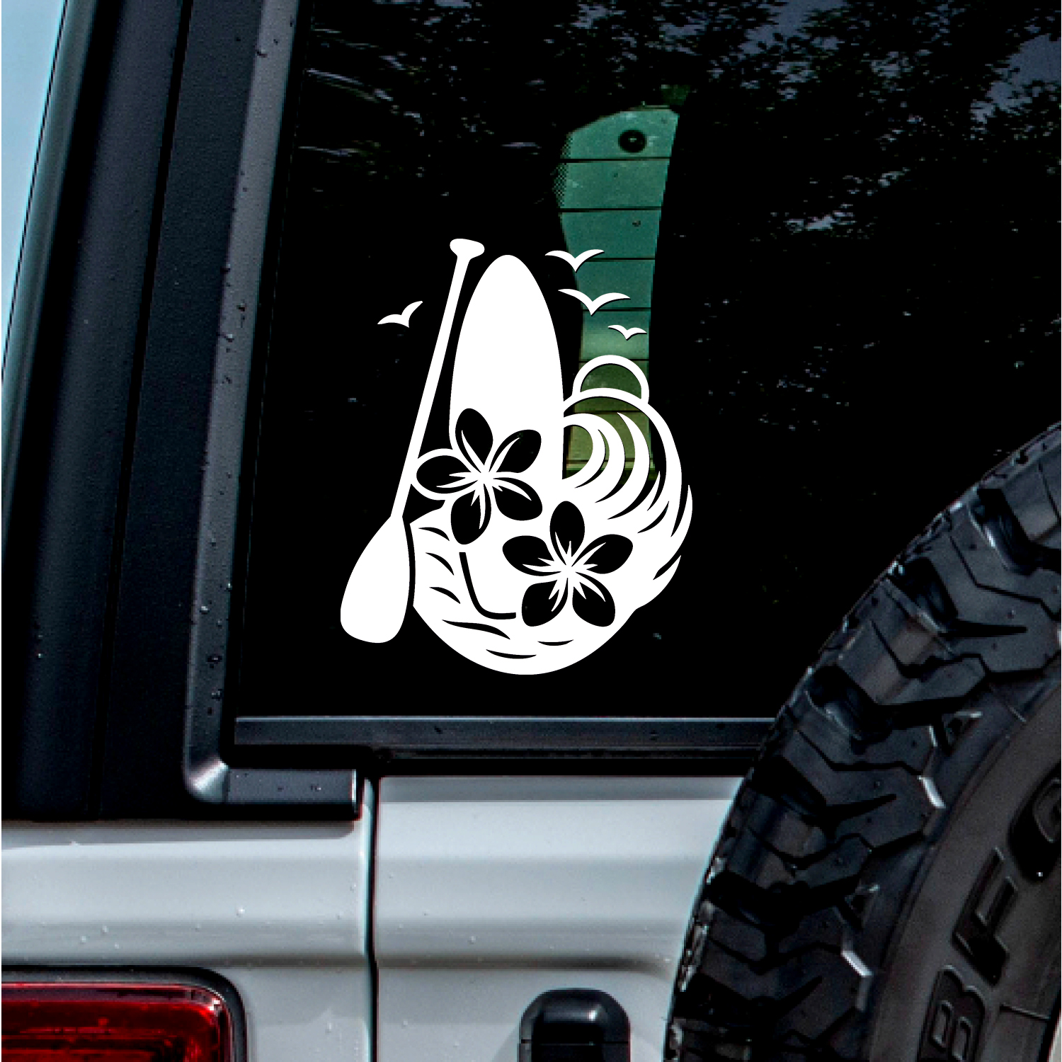 2 Pcs - No Background - Waterproof Car Sticker Decal of Paddle Boat ...