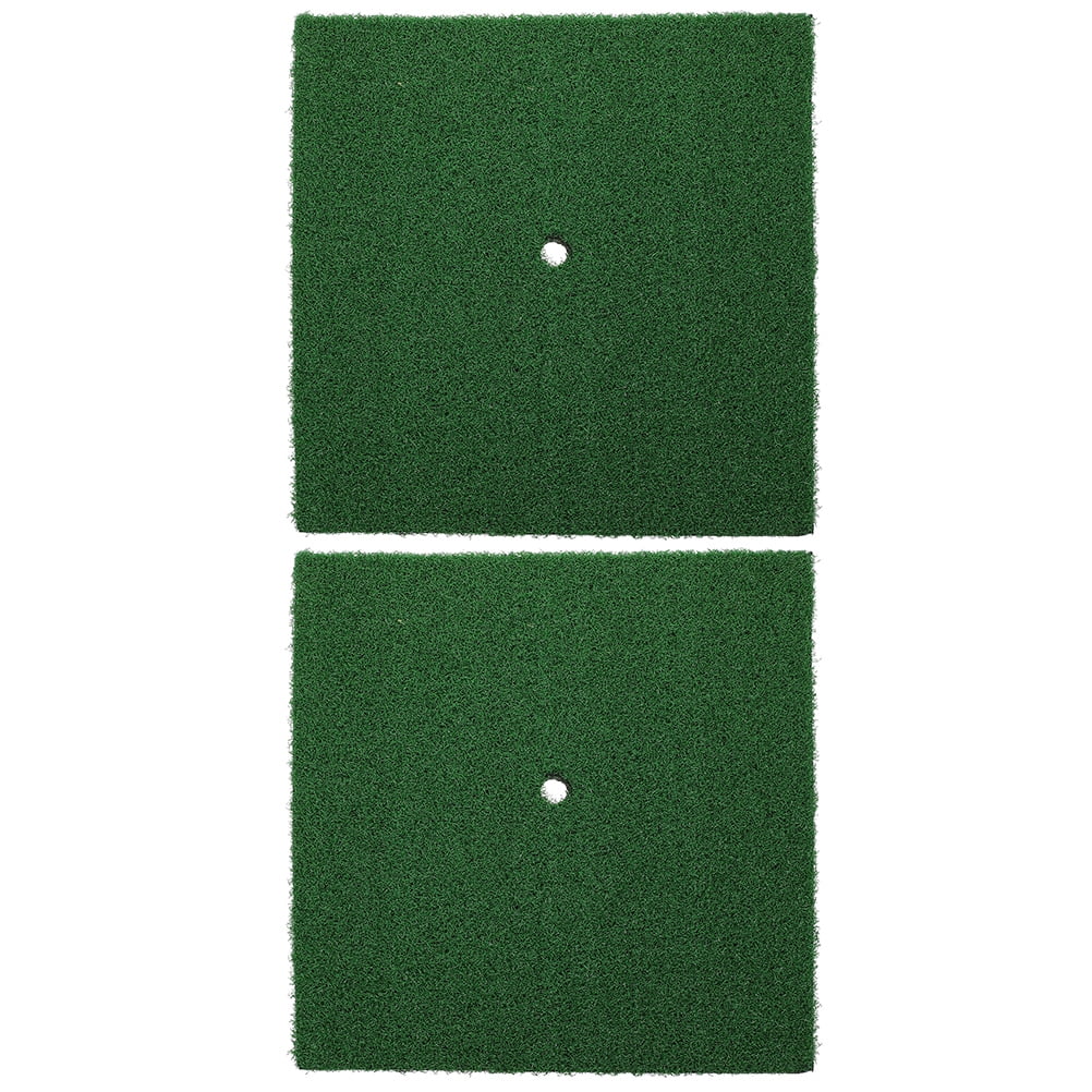 2 Pcs Backyard Golf Practice Mat Balls Mini Rug Kids Golfing Golfs Mats ...