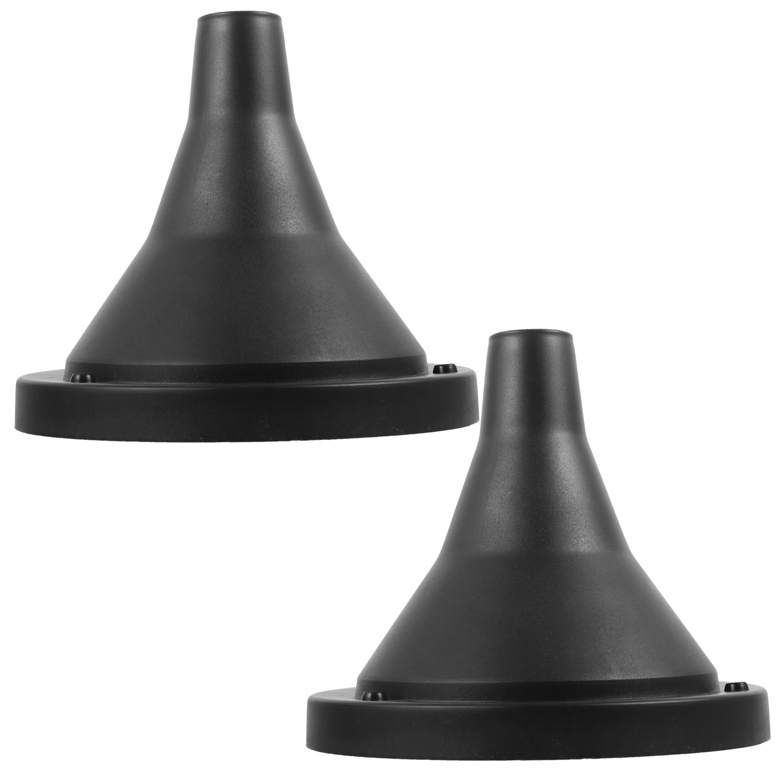 Raindrops 2Pcs Black Plastic Garden Lamp Base for Outdoor Lawn Lights ...