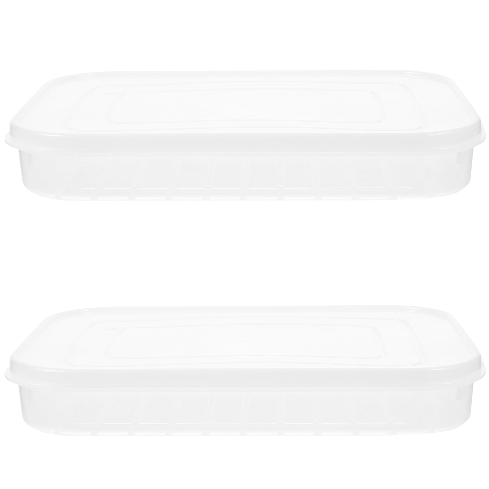2 Pcs Bacon Sealed Boxes Fridge Food Containers with Lids Refrigerator ...