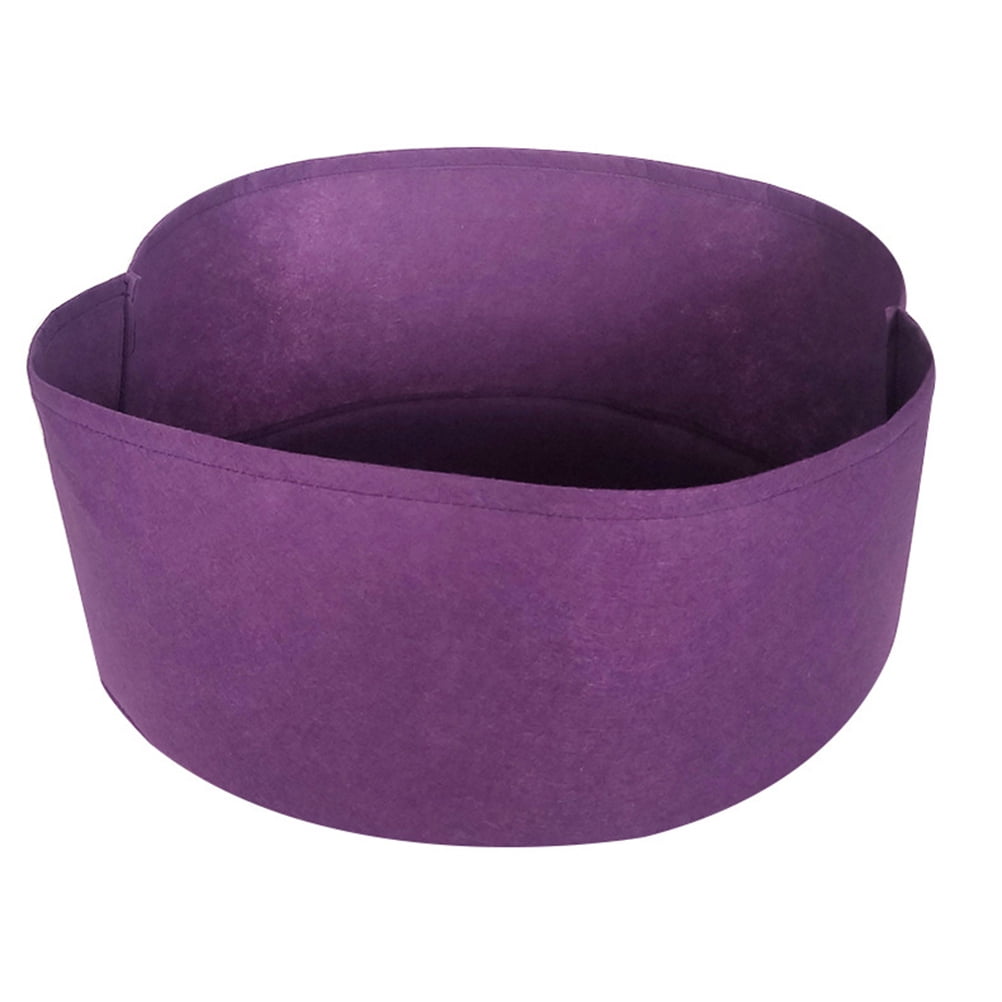 2 Pcs Bag Moveable Planting Container Pouch for Plants Planter Purple ...