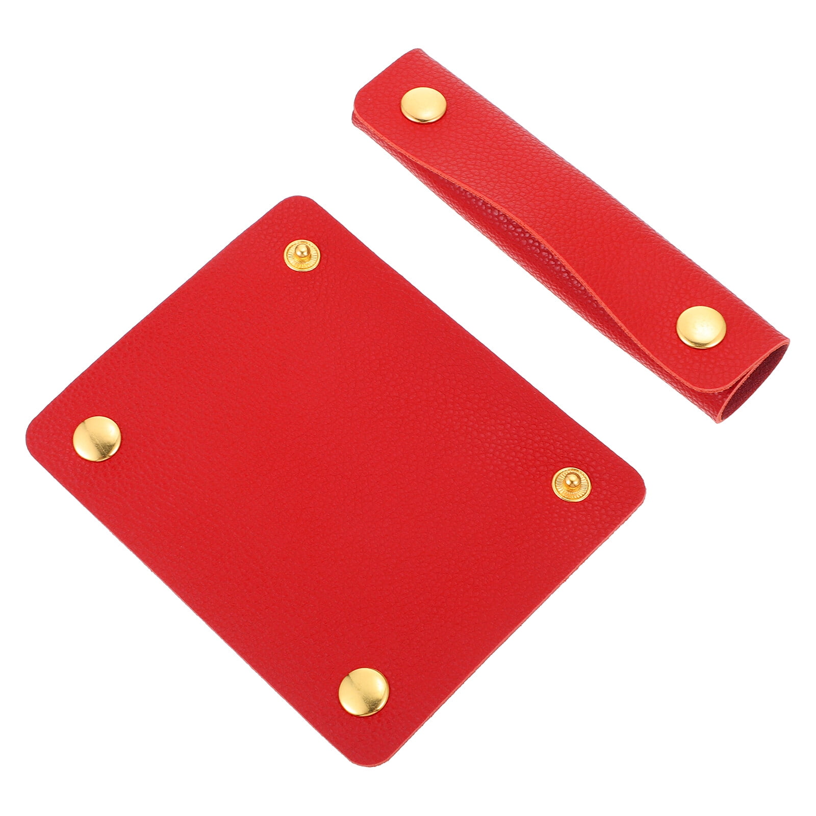 2 Pcs Bag Strap Wrap Handbag Handle Covers Red Luggage Anti-snap Gloves ...