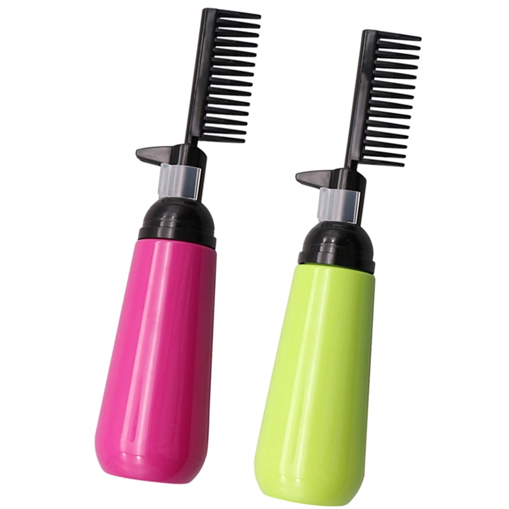 2 Pcs Balayage Hair Dye Kit Spray Color Comb Bottle Coloring Tool ...