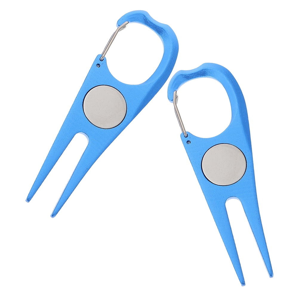 2 Pcs Ball Markers Golf Groove Sharpener Green Repair Tools - Walmart.com