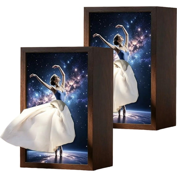 2 Pcs Ballerina Tissue Box Cover, Wooden 3D Art Napkin Holder, Ballet ...