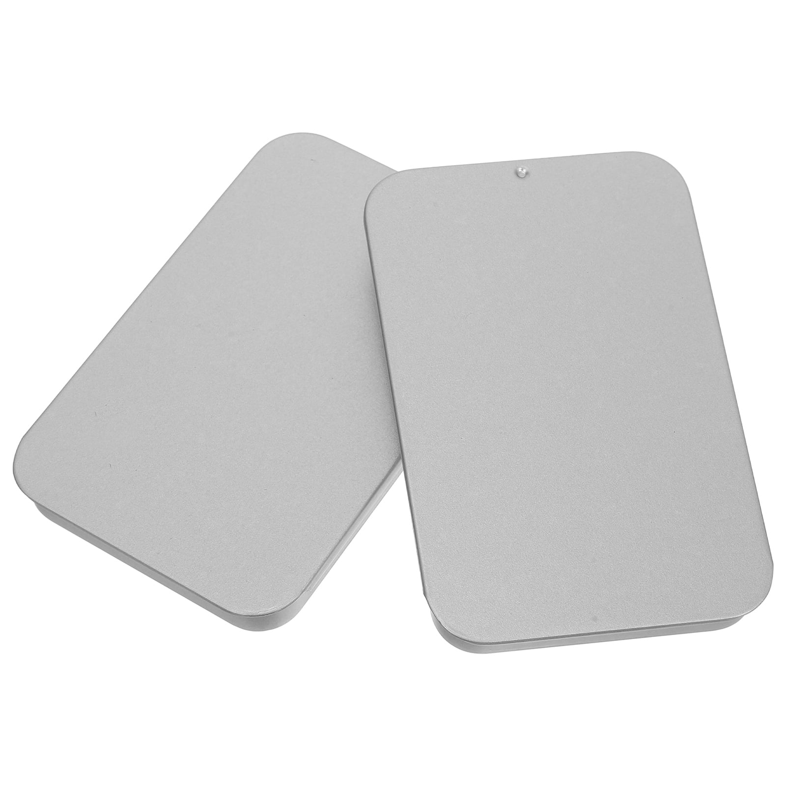 2 Pcs Balm Box Small Slide Tins Card Candy Tin Slide Top Tin Containers ...