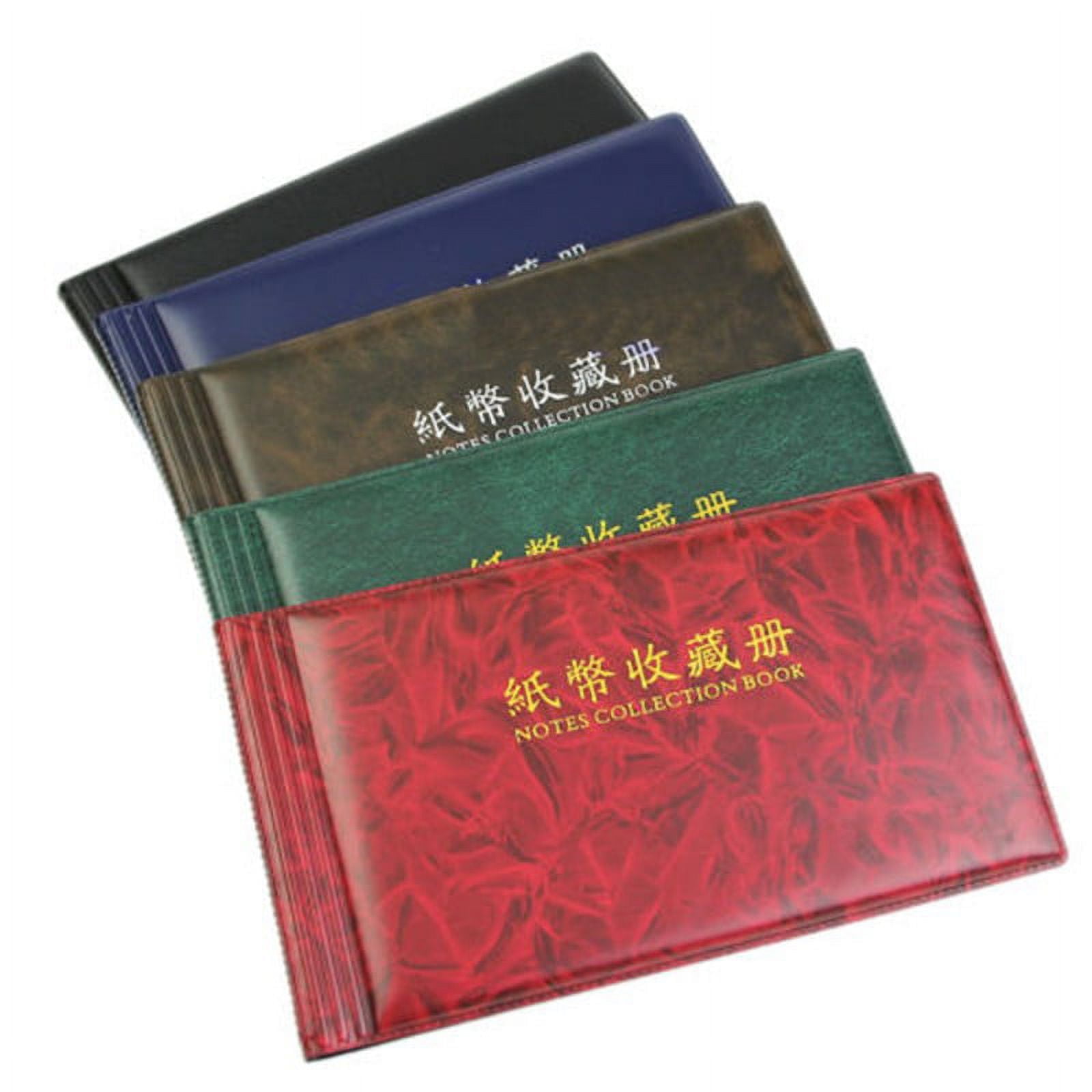 2 Pcs Banknote Collection Album, Paper Money Album Currency Holders ...