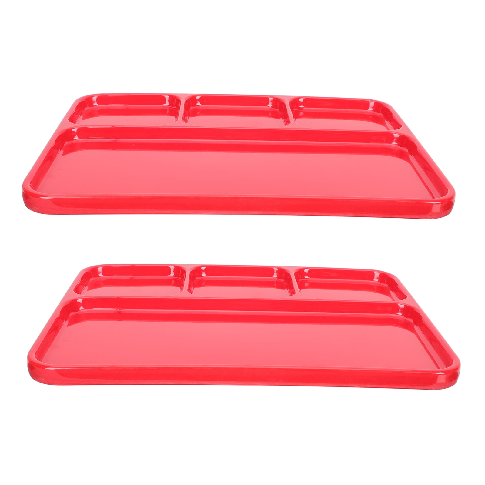2 Pcs Barbecue Dip Plate Melamine Plate Bbq Plate Meal Tray Food ...