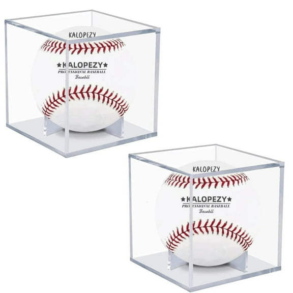 Baseball Case for Display, UV Protected Baseball Display Cube ...