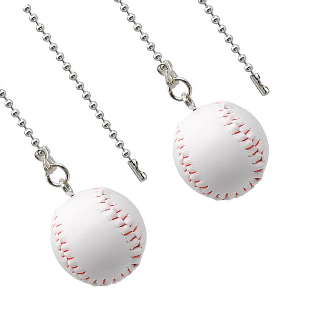 2 Pcs Baseball Extension Zipper High-quality Fan Pull Chain - Walmart.com