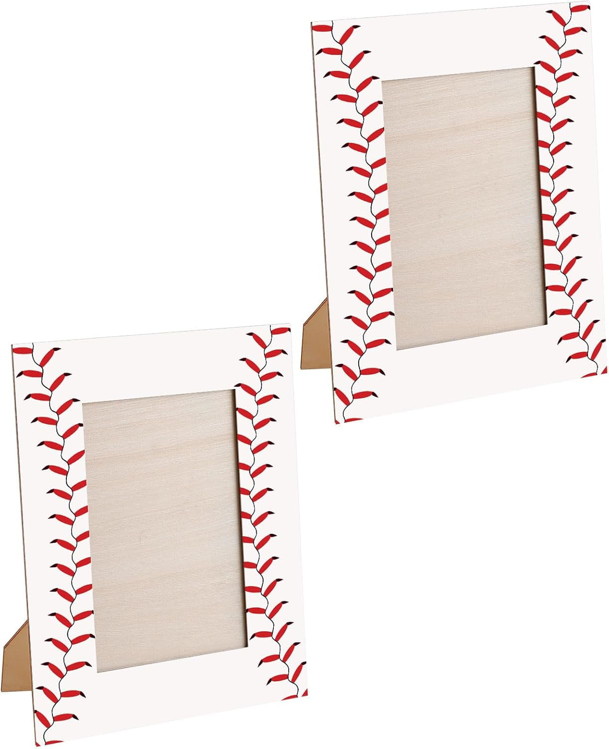 2 Pcs Baseball Picture Frame 4x6 Inch Baseball Tabletop Picture Frame ...