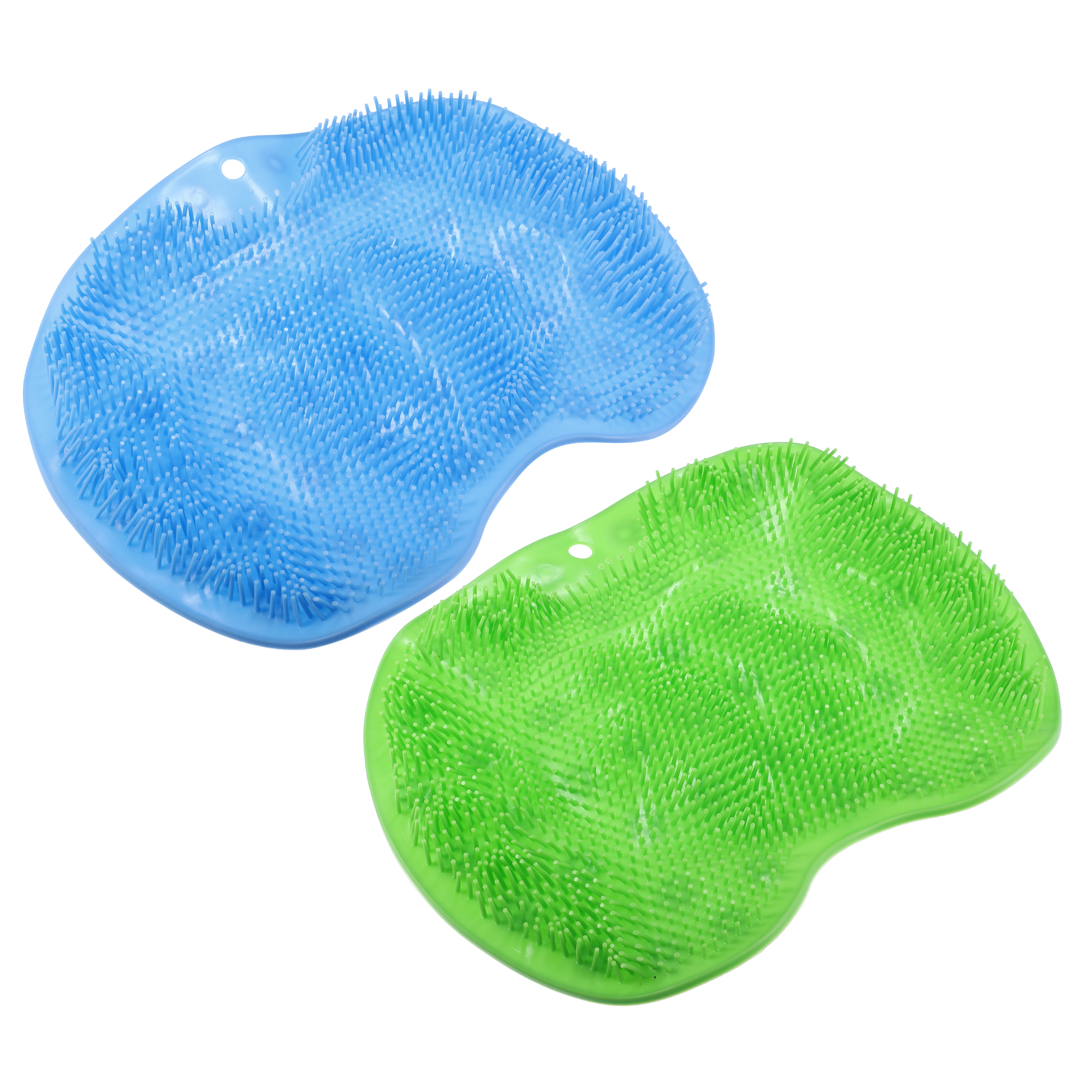 2 Pcs Bath Massage Pad Back Scrubber Back Brush Exfoliate Feet Scrubber ...