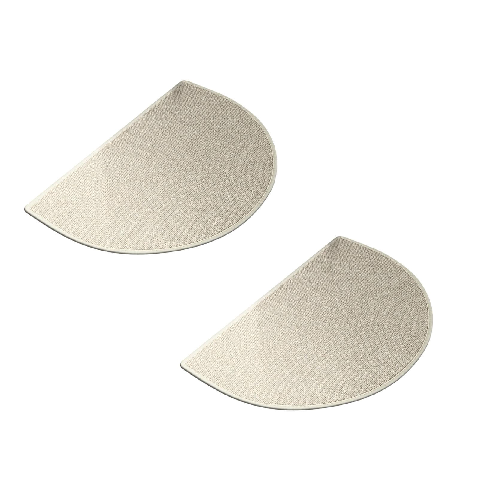 2 Pcs Bath Mat Non-, Ultra Thin Bathroom Rug with Rubber Backing ...