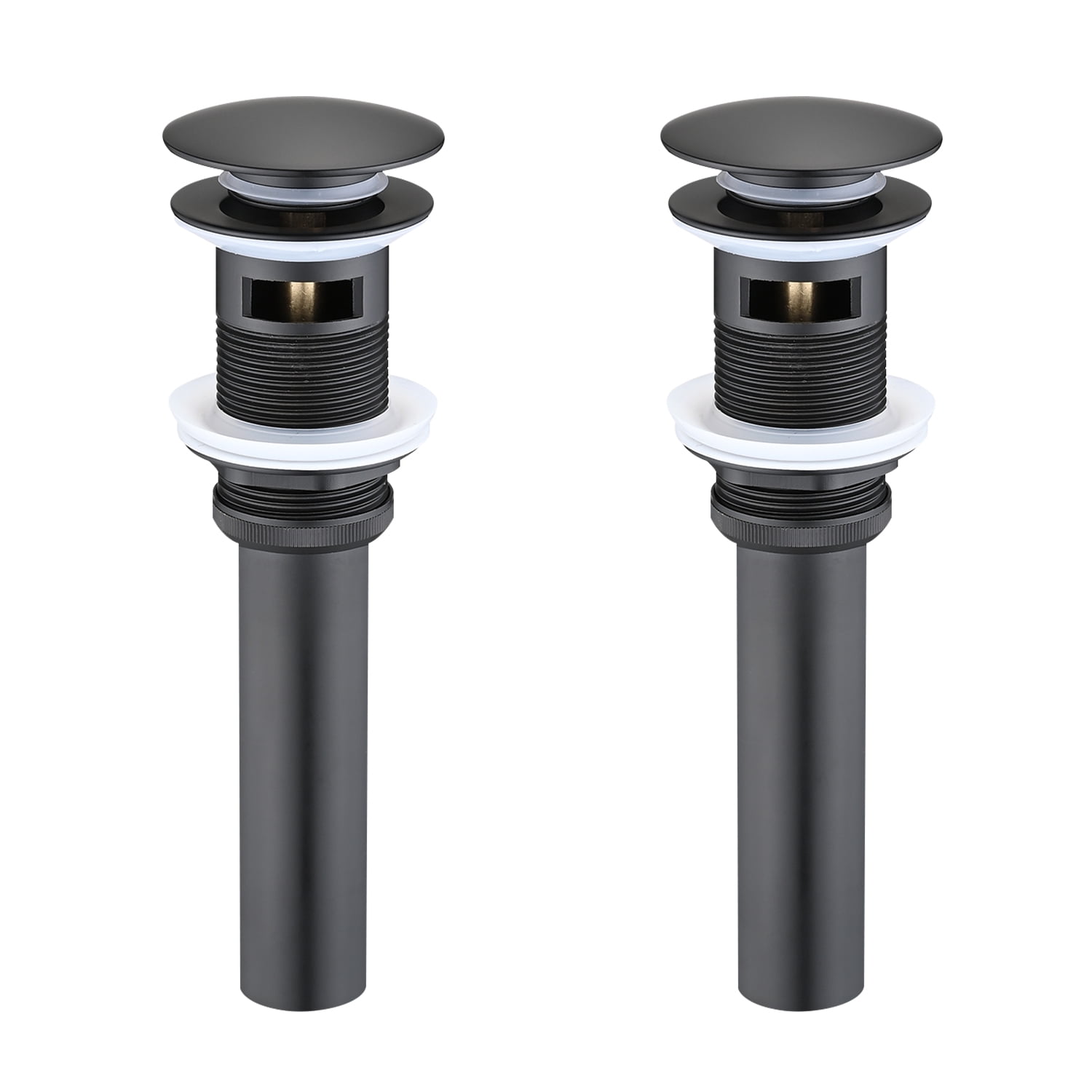 2 Pcs Bathroom Sink Drain with Overflow, Vessel Sink Lavatory Vanity ...