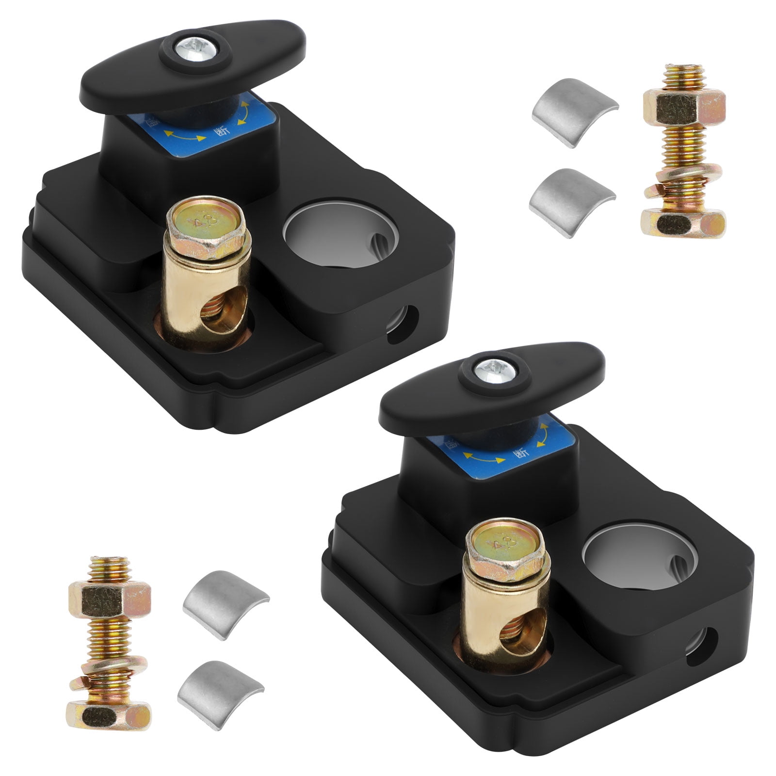 2 Pcs Battery Disconnect Switch Efficient Battery Shut Off Switch ...
