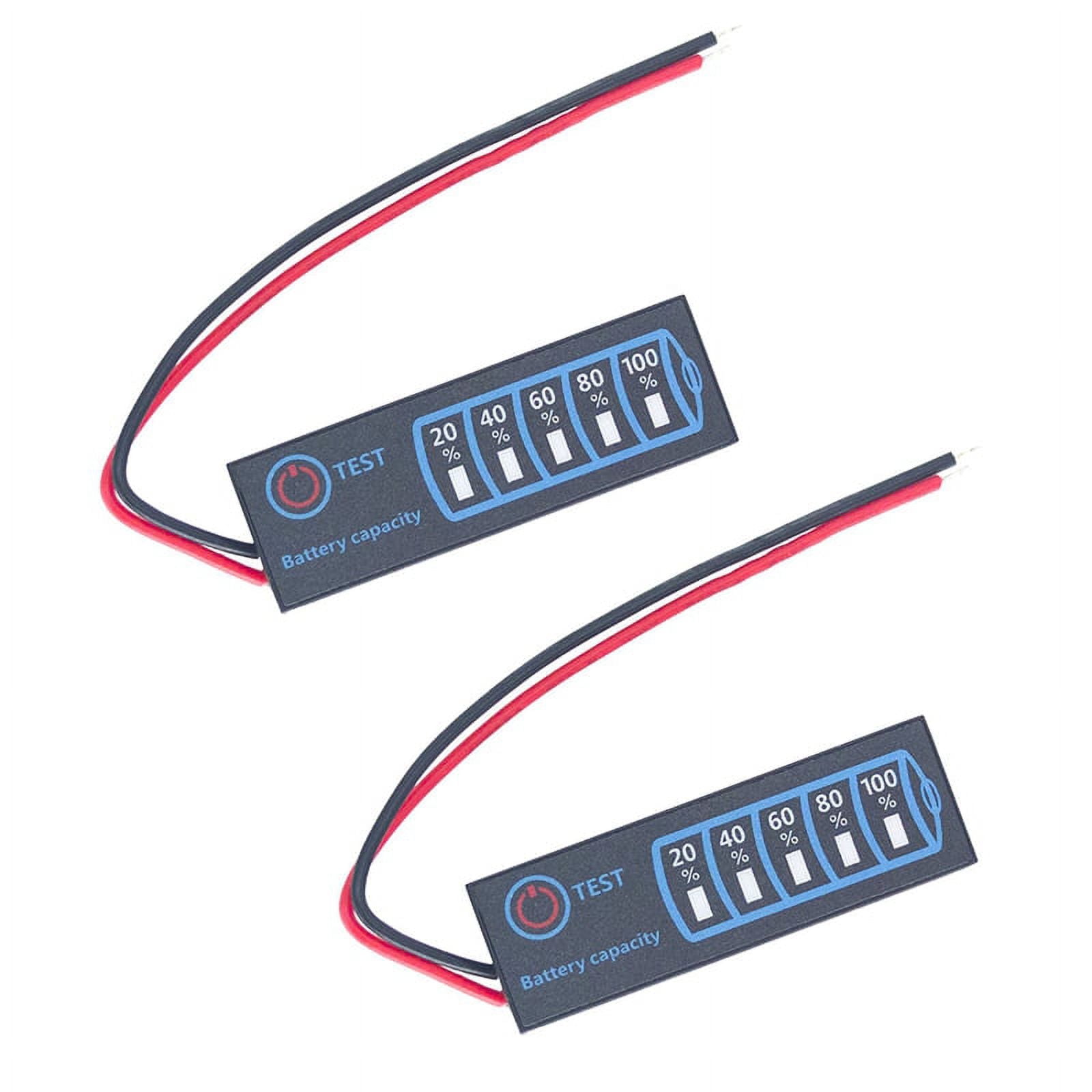 2 Pcs Battery Level Indicator 3S Ternary Lithium Battery Lithium Iron ...