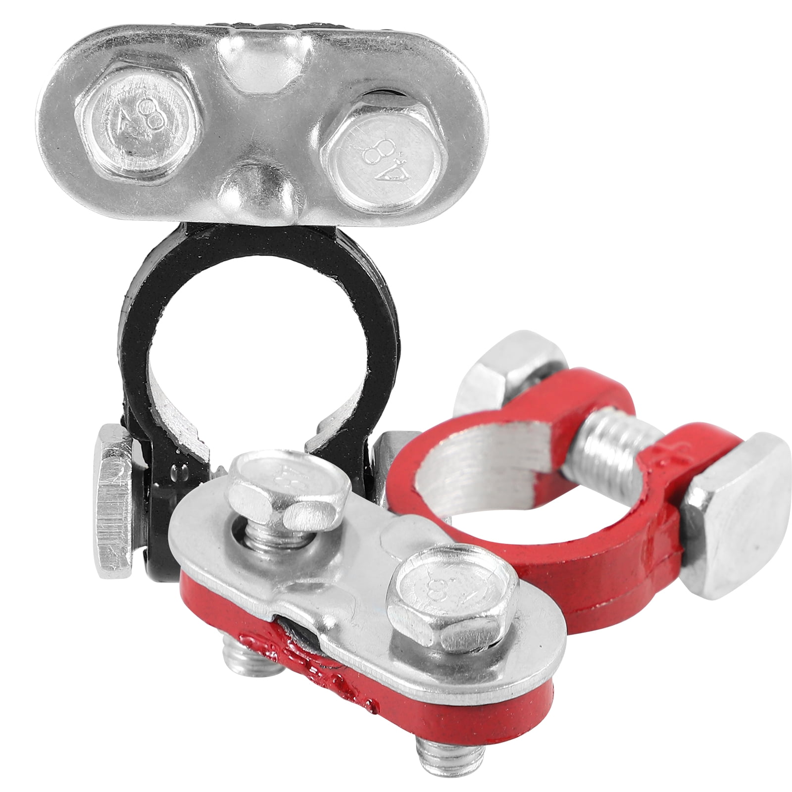 2 Pcs Battery Pile Head Terminal Storage Connectors Car Terminals ...