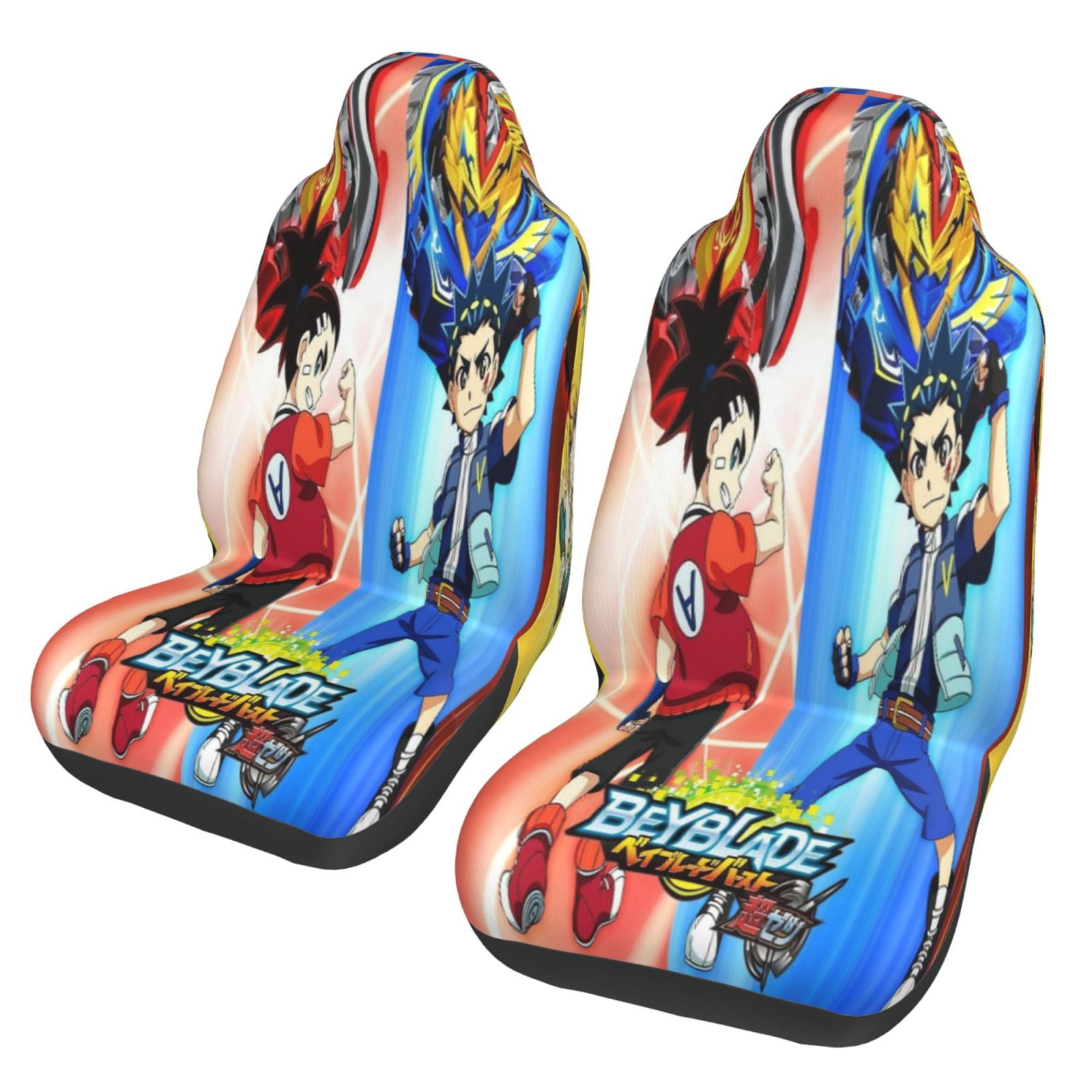 2 Pcs Be-,Yblade Yo Burst Car Seat Covers Cartoon Car Interior Seat ...