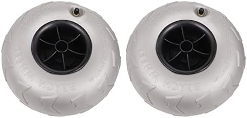 2 Pcs Beach Balloon Wheels, 9" Replacement Beach Sand Tires Beach ...