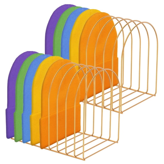 2 Pcs Beanie Holder Organizer Knitted Hat Storage Rack Display Stand ...