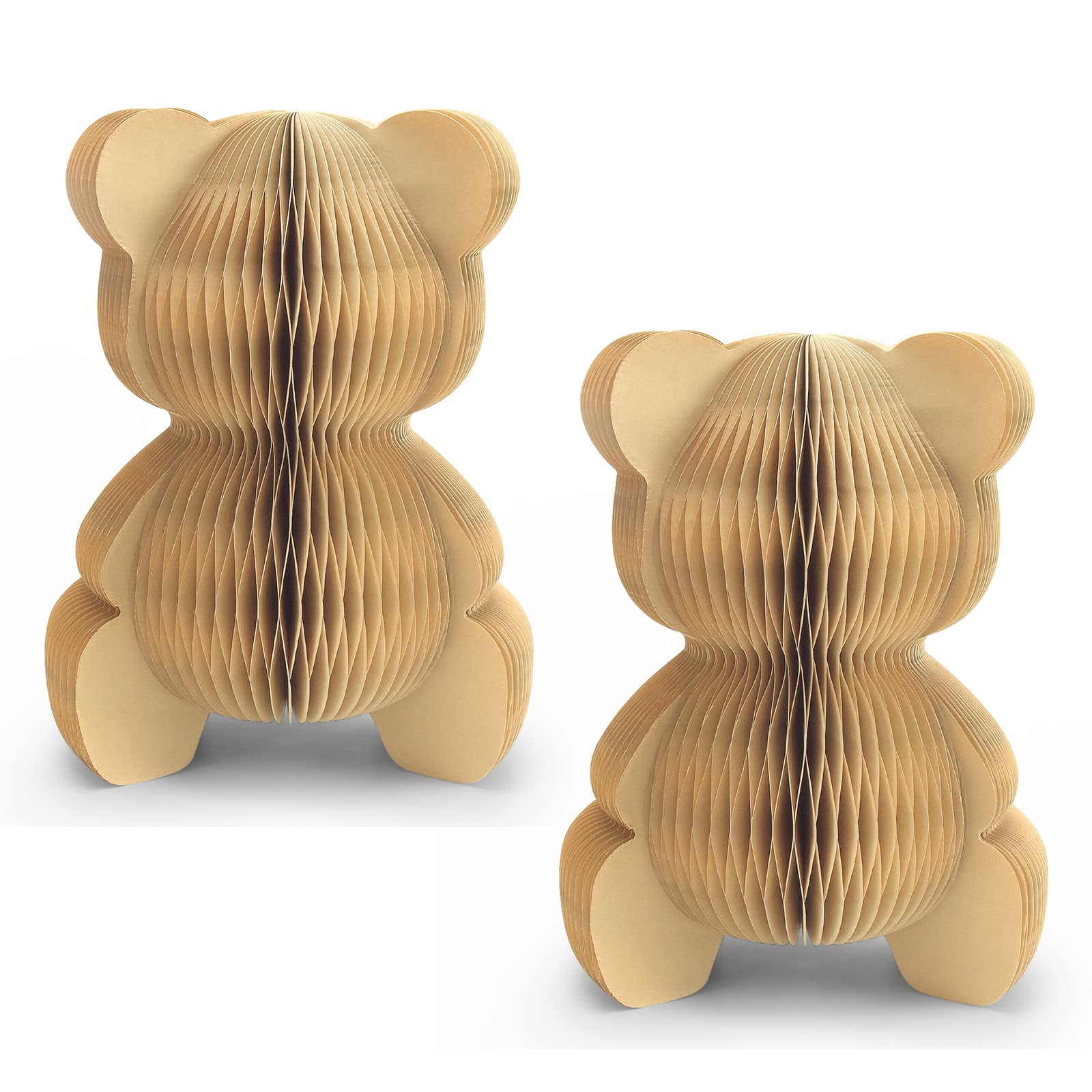 2 Pcs Bear Honeycomb Centerpieces, 10