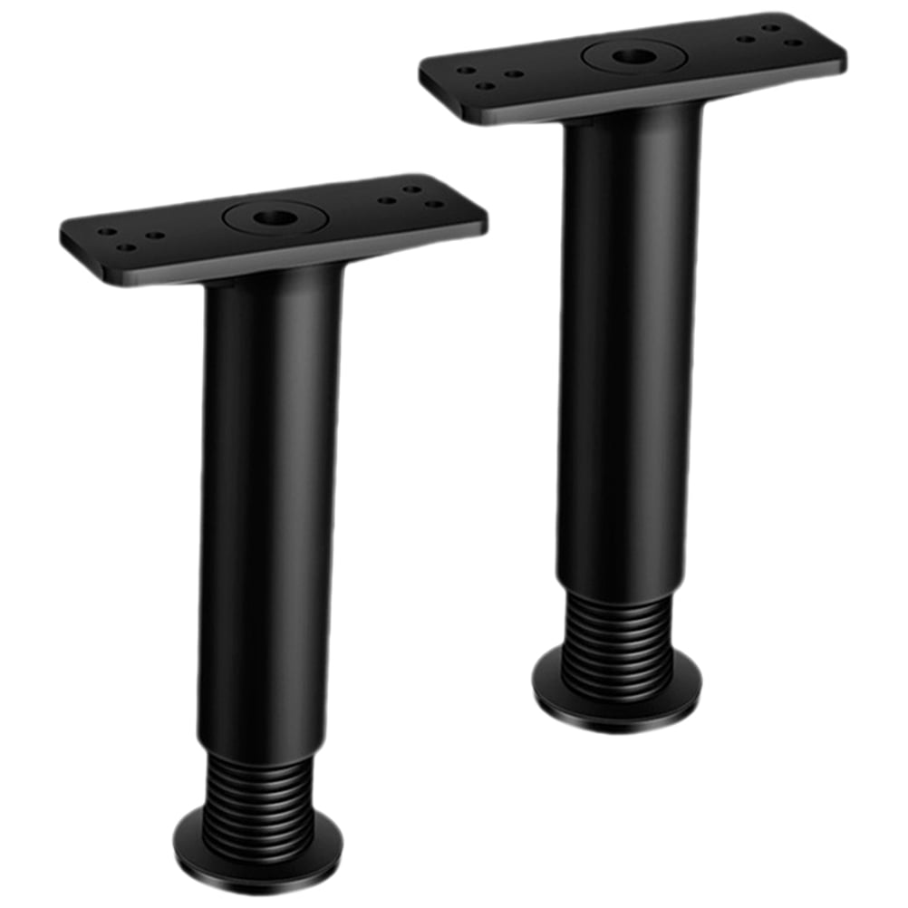 Plastic Steel Bed Frame Legs for Home Use Black Heavy Duty Support with ...