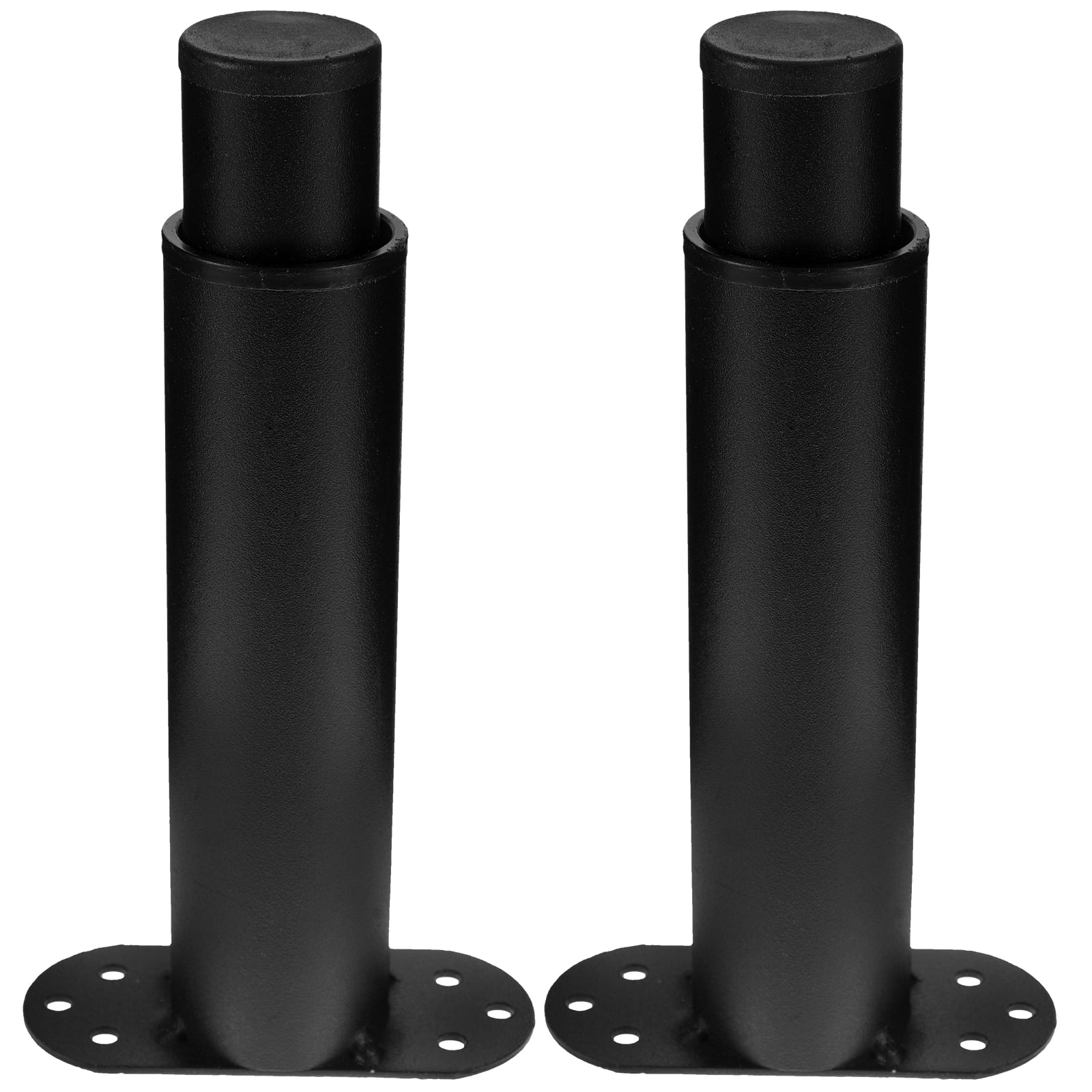 ifundom Black Adjustable Furniture Legs 2 Pack Cold Rolled Steel Bed ...